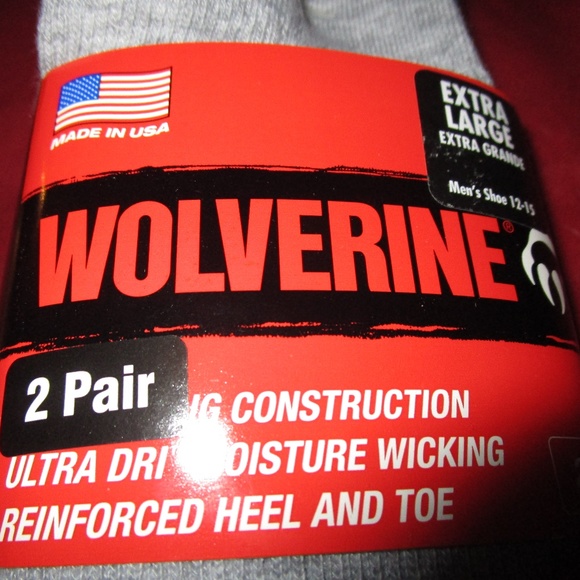 Wolverine | Underwear & Socks | 4 Pair Extra Large Wolverine Ultra Dri ...